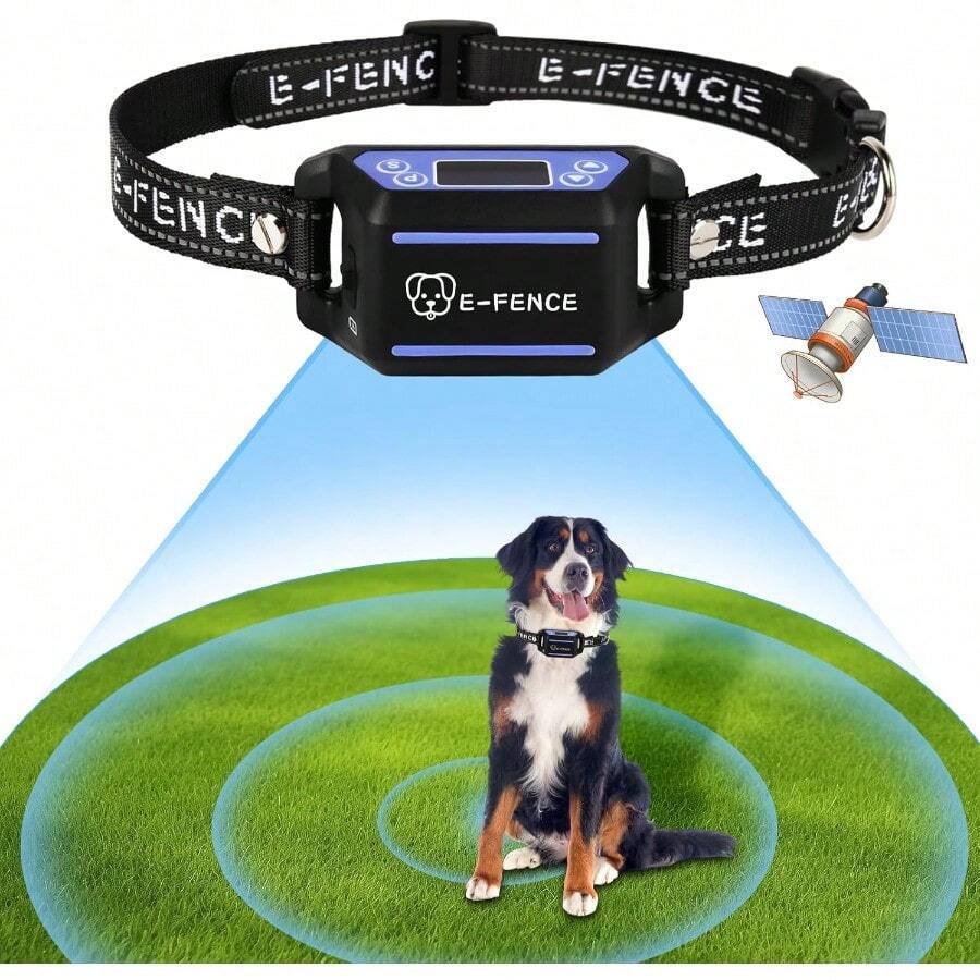 GPS Wirel Dog Fence Electric Dog Collar Fence Adjustable Warning ...