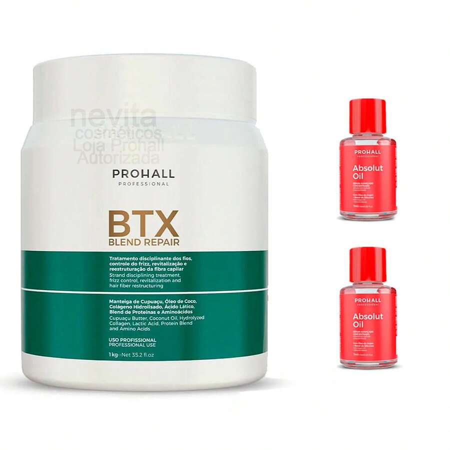 Blend Repair Prohall Original Reduces And Removes Frizz 1kg +2 ...