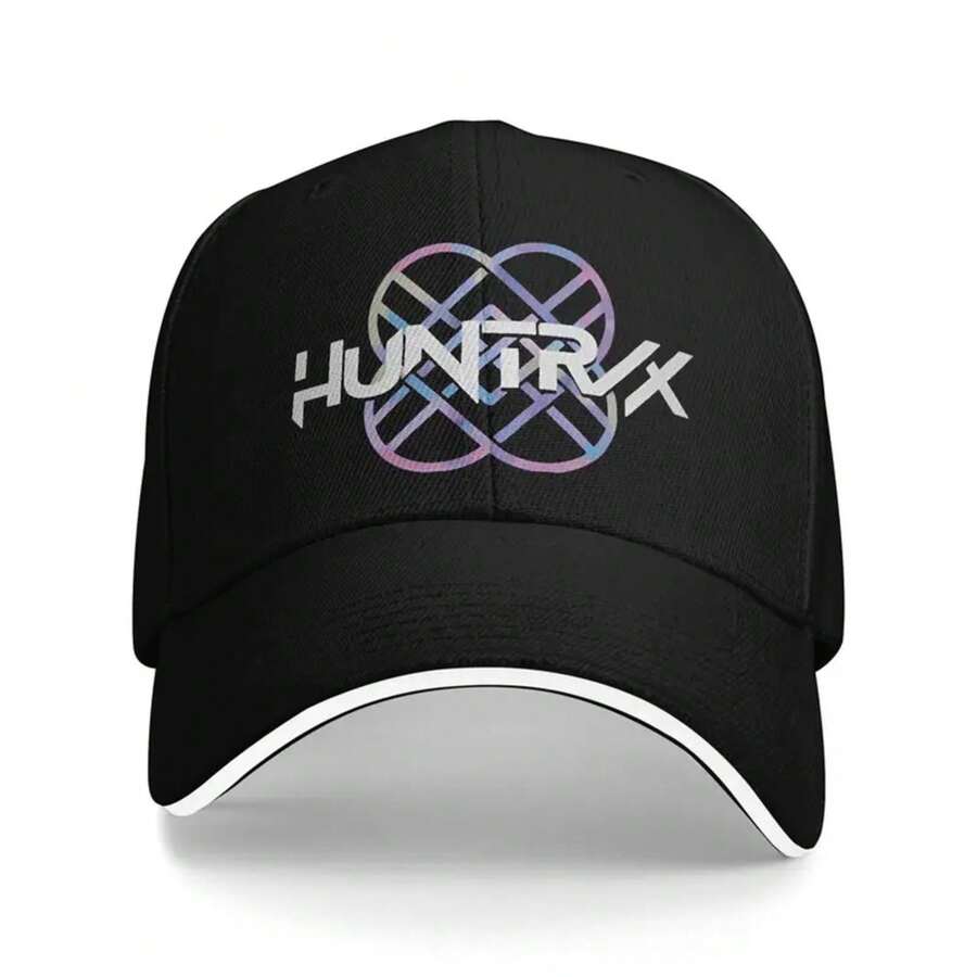 Huntrix Logo Kpop Demon Hunters Baseball Cap Fashion Sandwich Cap For ...