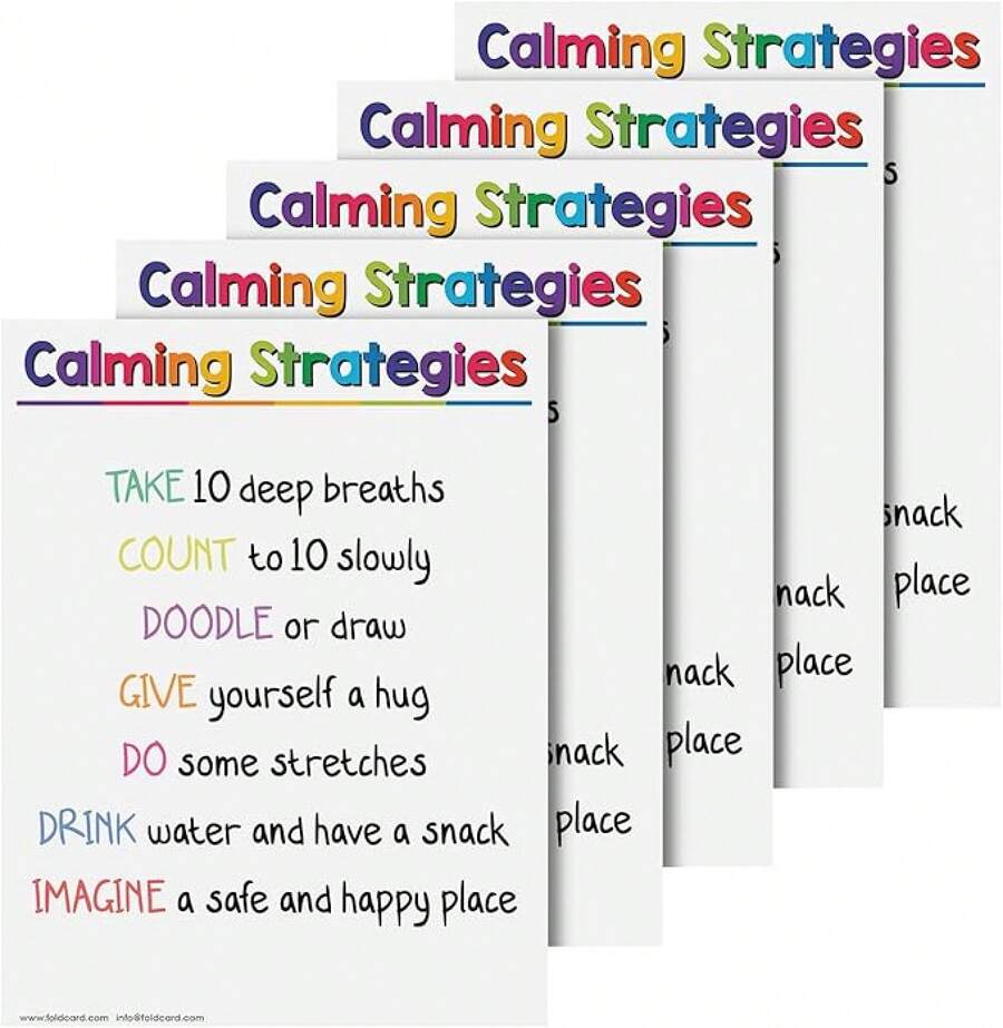 Calming Strategies Calm Down Corner Poster – Feelings Emotions ...