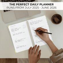 Aesthetic 20252026 Academic Planner A Beautiful 7x 10" Daily Planner ...