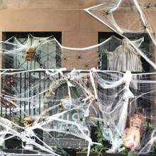 12 Square Meters Halloween Spider Webs Decorations, Super Stretch ...