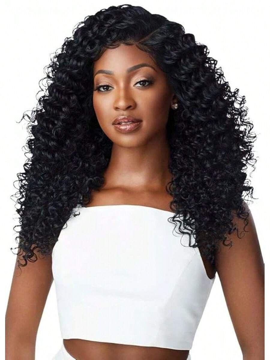 LACE FRONT WIG - HAIR LINE 13X6 - DOMINICA (1B)Halloween New Year 2026 ...