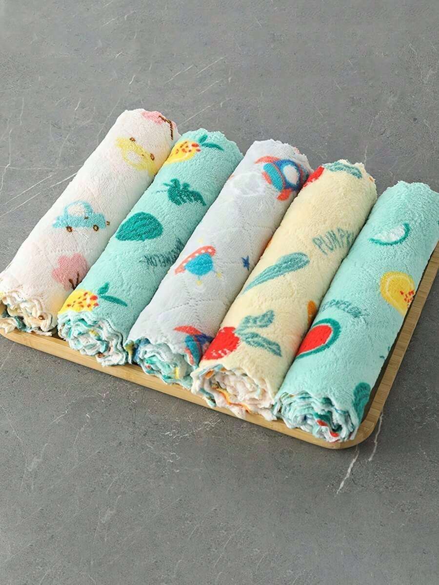 20pcs/10pcs/5pcs/1pc Household Kitchen Dishwashing Towels, Absorbent ...