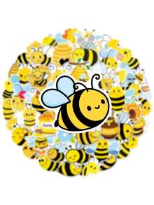 50 PIEZAS Pegatinas lindas de abejitas graffiti, calcomanías de ...