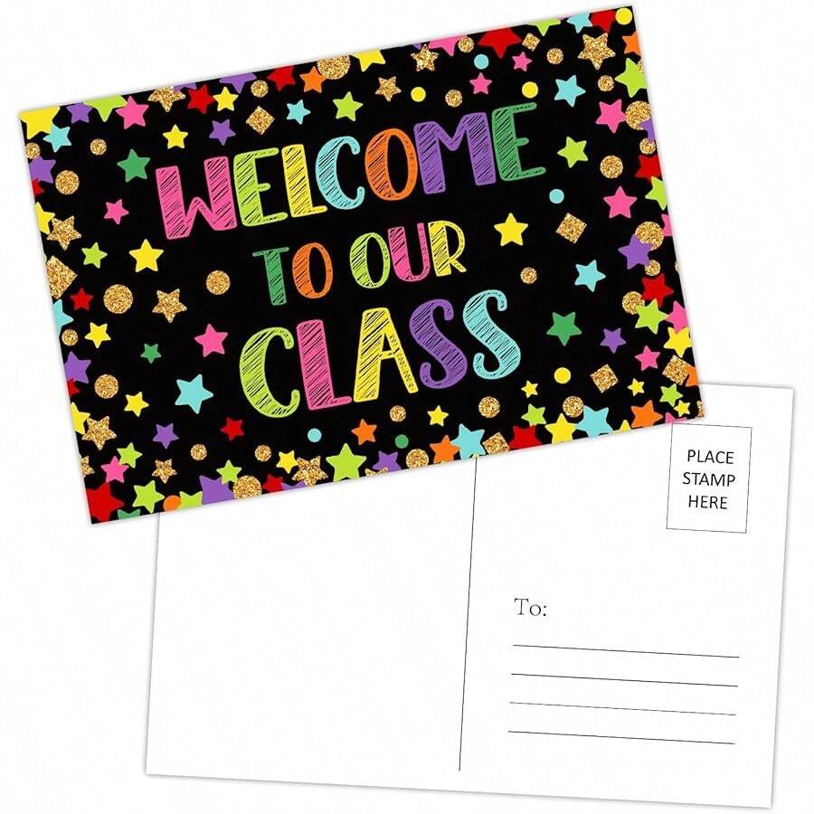 Welcome Back To School Postcards - 36Pcs Welcome To Our Class Postcards ...