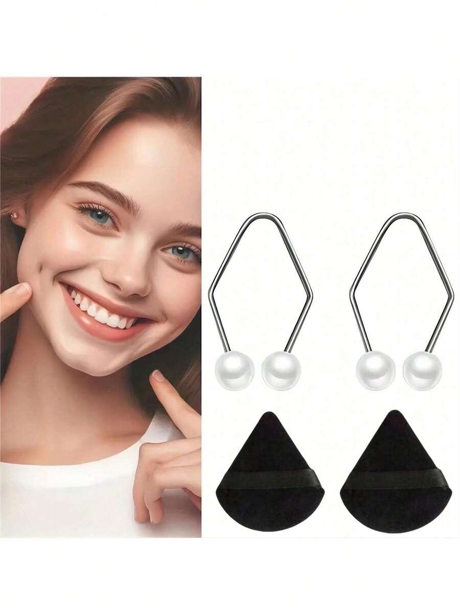 1/2 Facial Dimple Trainer + Smile Facial Muscle Trainer, Paired With ...