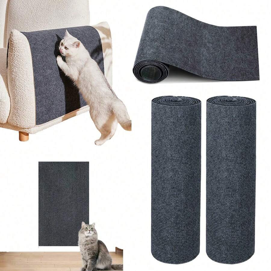 50x300cm Sofa Cat Scratch Pad, Trimmable Cat Scratching Mat Furniture ...