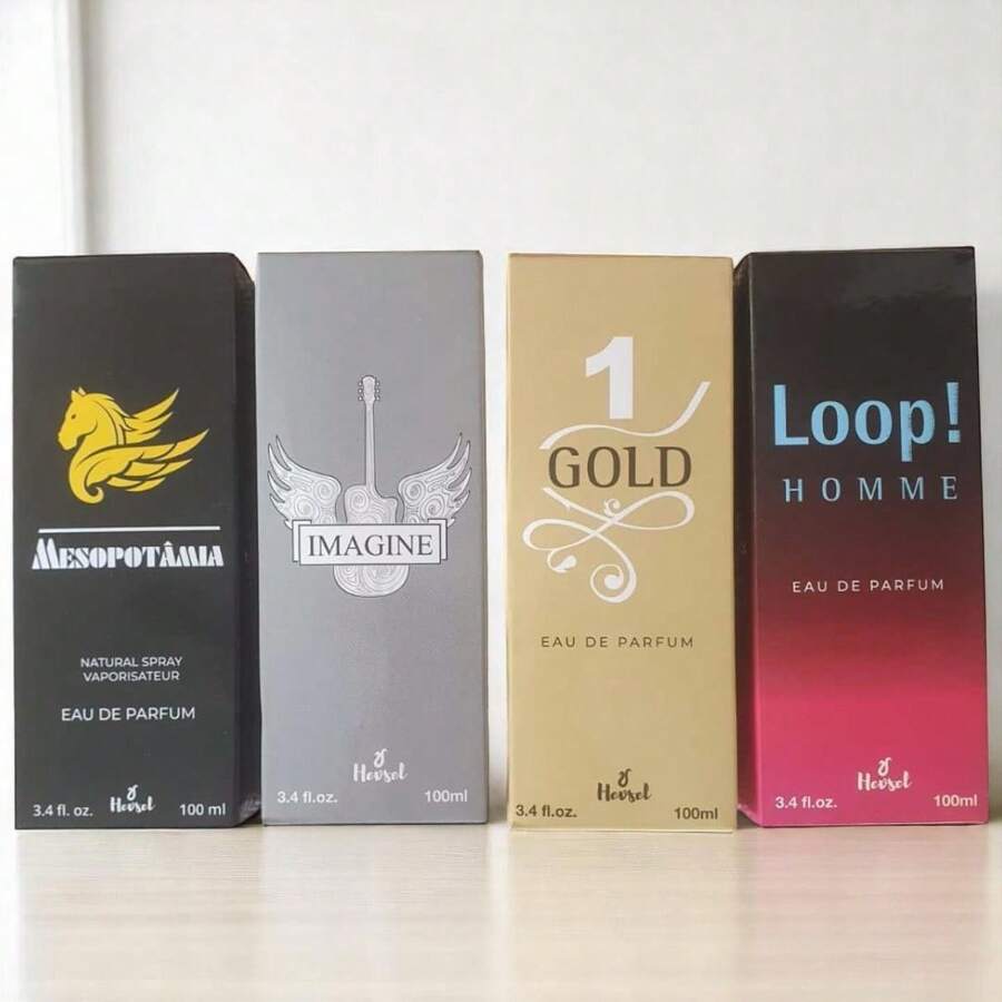 Kit With 04 Women's Perfumes Of 100 Ml Each Inspired By The Best ...