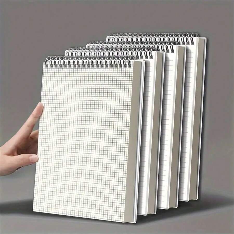 Lay-Flat Wire-Bound Notebooks (A5/B5/A4) - Dotted Grid, Lined & Blank ...