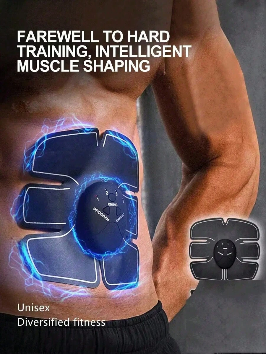 Abdominal Muscle Stimulator EMS Massager Buttocks Hip Trainer ...