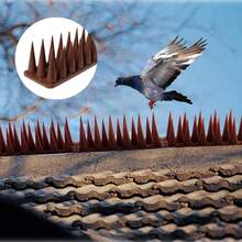 12Pcs Bird Spikes, Anti Climb Repellent Pest Cat Climb Garden Security ...