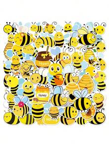 50 PIEZAS Pegatinas lindas de abejitas graffiti, calcomanías de ...