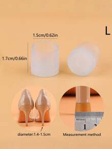 2/8/10Pcs Mixed High Heel Shoe Silencer Heel Protector Covers Anti-Wear ...