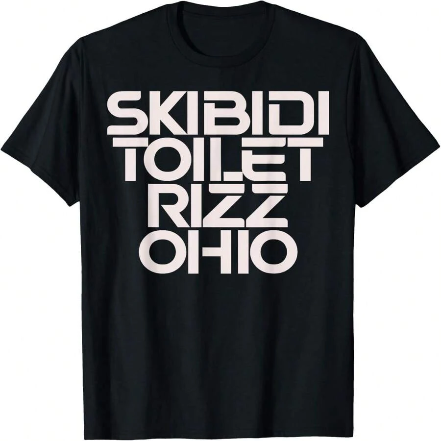 Rizz Ohio Meme Funny Memes Brainrot Memes Men T-Shirt | SHEIN