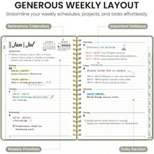 2025 Planner 20252026 Academic Year Weekly And Monthly Calender Planner ...