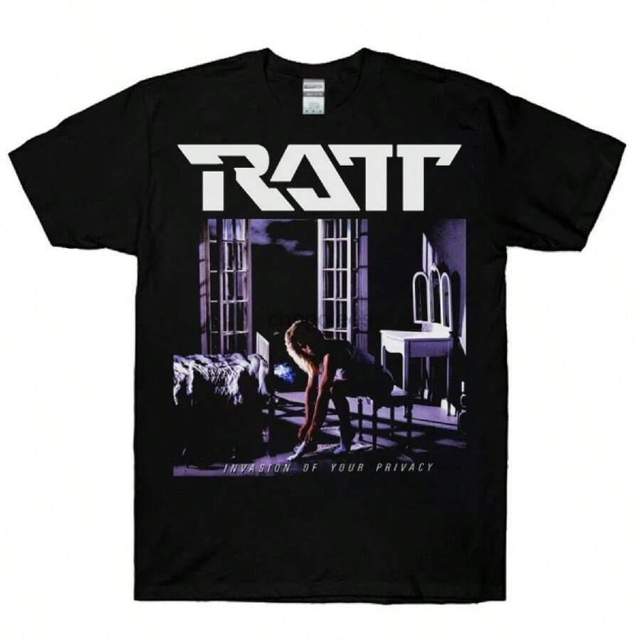 Ratt Band Shirt Ratt Invasion Of Your Privacy Detonator Logo T-Shirt ...