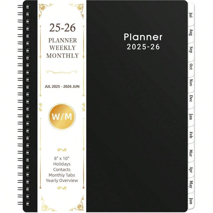 2025 20252026 Planner JUL 2025 To JUN 2026 Weekly And Monthly 8'' X 10 ...