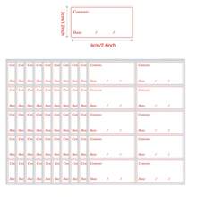 100pcs, Coloured Freezer Labels Food Storage Labels Stickers, Fridge ...