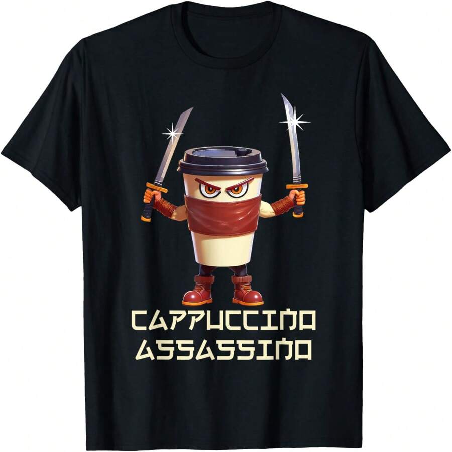 Cappuccino Assassino Italian Brainrot Cappuccino Assassino T-Shirt for ...