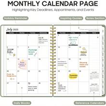 2025 Planner 20252026 Academic Year Weekly And Monthly Calender Planner ...