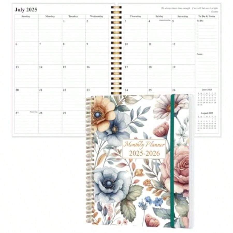 2025 Monthly Planner 20252026 Monthly Calendar From July 2025 To ...