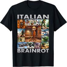 Brainrot Meme Italian Brain Rot Italian Brainrot T-Shirt' | SHEIN