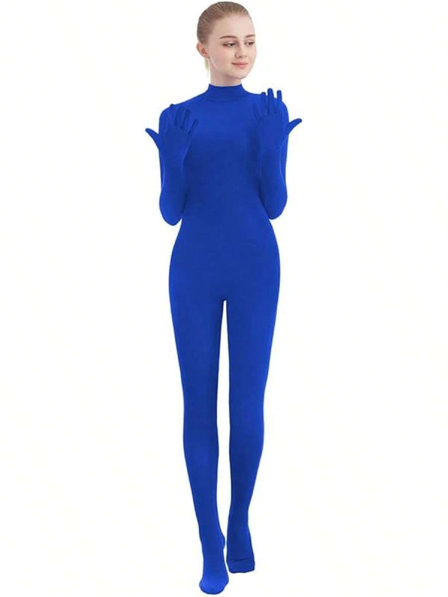 Mono de Body completo SUPRNOWA de cuello alto, de spandex con pies/sin ...