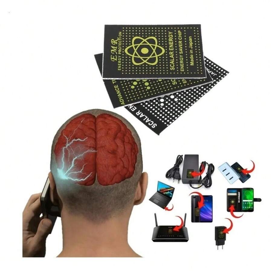 10 Original Anti-Radiation Stickers Electromagnetic Pollution | Moda de ...