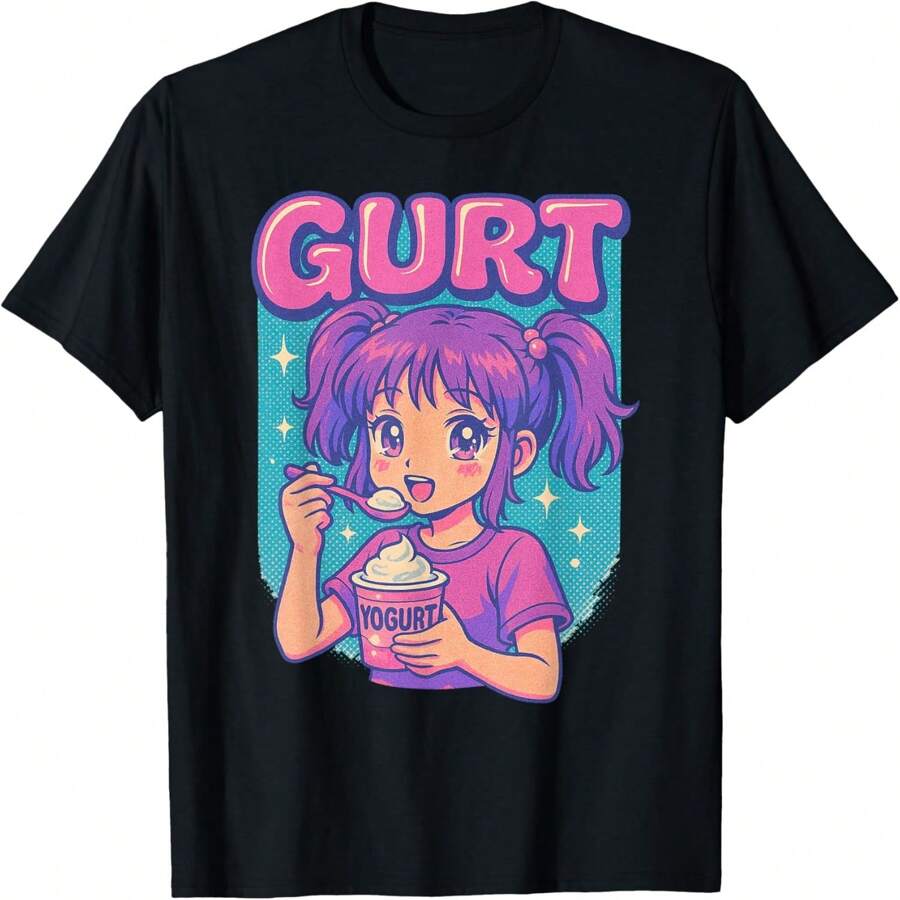 Funny GURT Brainrot Meme Yogurt Gen Z Slang Gen Alpha Humor T -Shirt ...