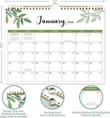 2026-2027 Calendar, 2 Years Wall Calendar 2026-2027, 14.8'' X 11.5 ...