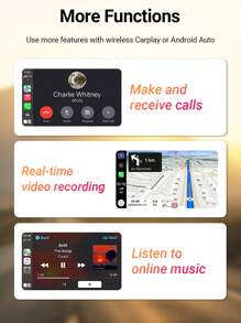 XUDA XUDA 2025 ใหม่ 5 นิ้ว จอแสดงผลมอเตอร์ไซค์พร้อม Carplay, GPS ...