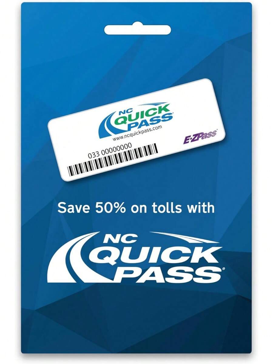 NC Quick Pass Sticker Transponder – NC Toll Roads – Works In 19 States ...