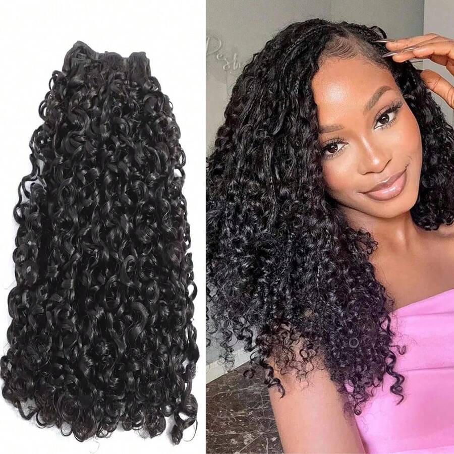 ARIETIS Extensiones de cabello humano 100% Pixie, de 20 a 60 cm, para ...