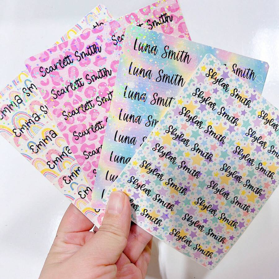 Kids Name Stickers, Daycare Name Labels, Preschool Name Labels ...