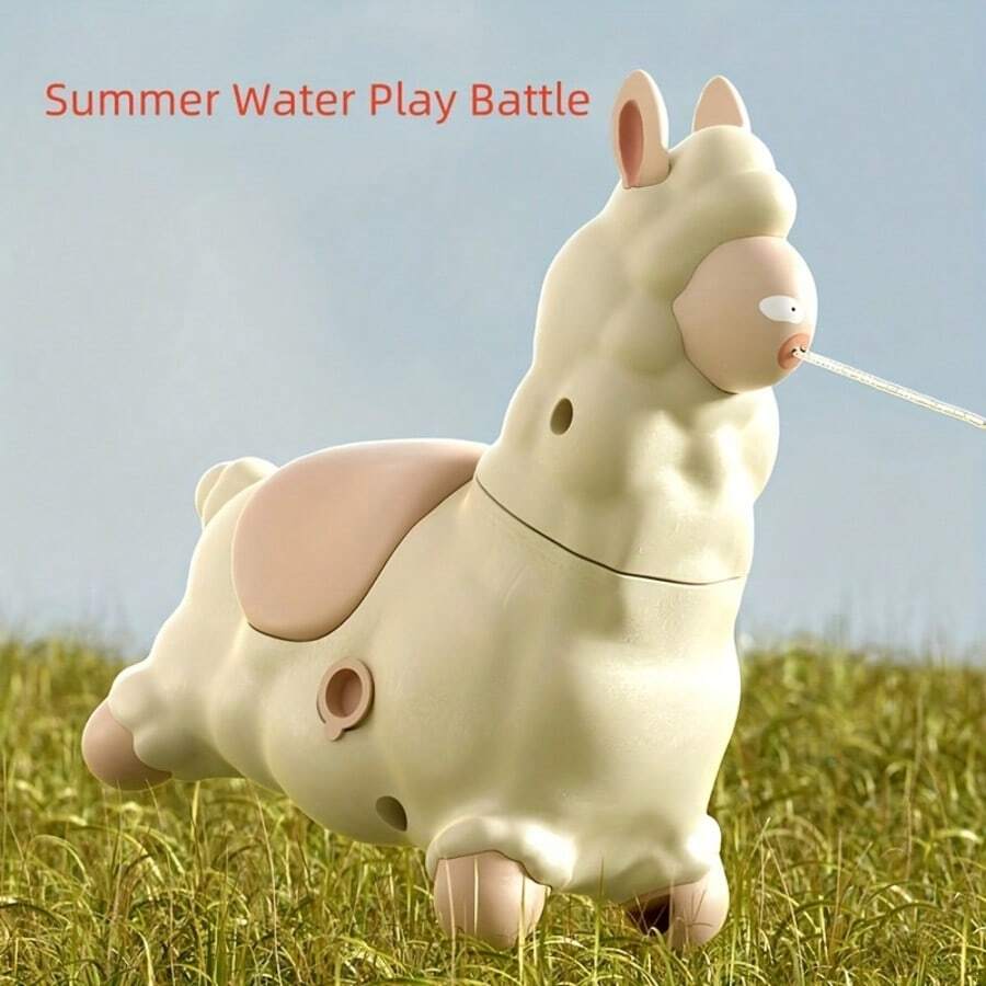 1pc Joke Toy Alpaca Water Gun - Sprays Water When Pressed, Durable ...