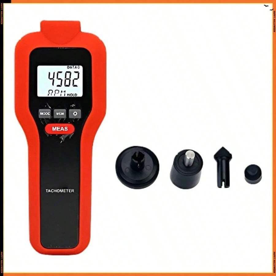 Dual-Function Digital Tachometer For Measuring RPM - Non-Contact And ...