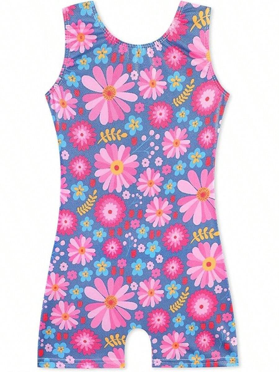 HOZIY Gymnastics Leotards With Shorts For Girls Toddlers Biketard ...