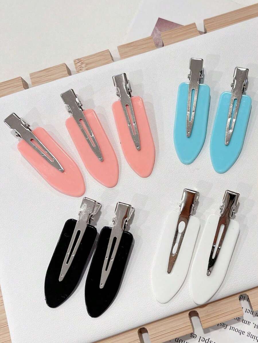 12pcs/8pcs Black And White Pink Simple And Fashionable Women's Seamless ...