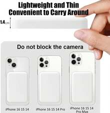 Wireless Magnetic Power Bank, Portable Charger 5000mAh For Magsafe, 20W ...