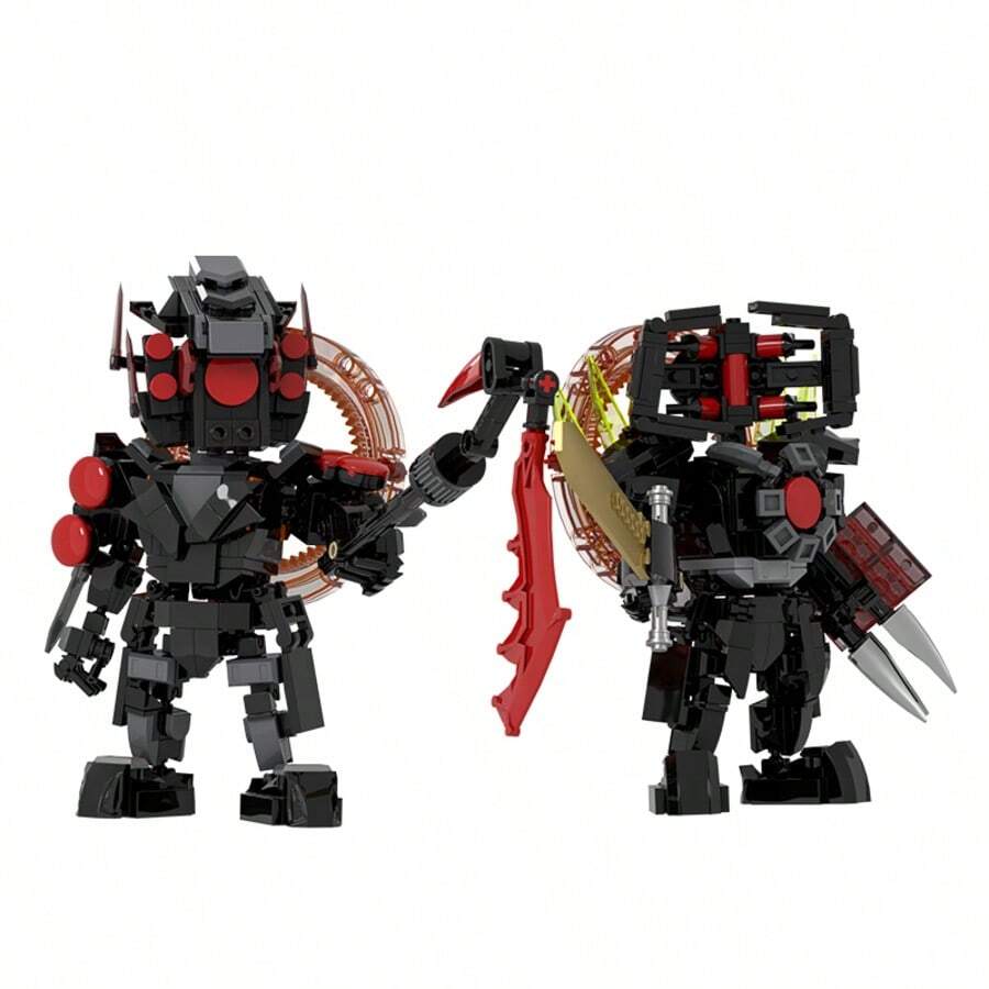 New Q Version Overwatch Titan Judgement Brick Toy Action Figure Model ...