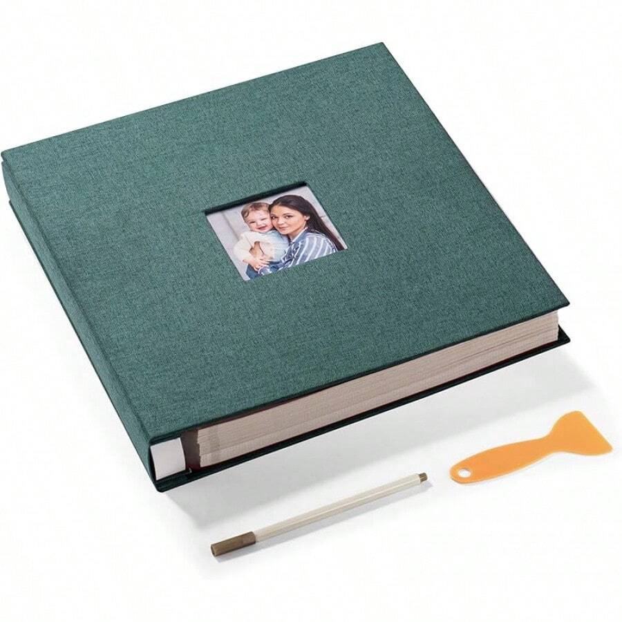 Large Photo Album Self Adhesive With Picture Display Window, Scrapbook ...