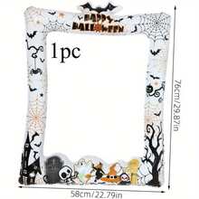 1pc Inflatable Halloween Photo Frame - Spooky Party Selfie Prop With ...