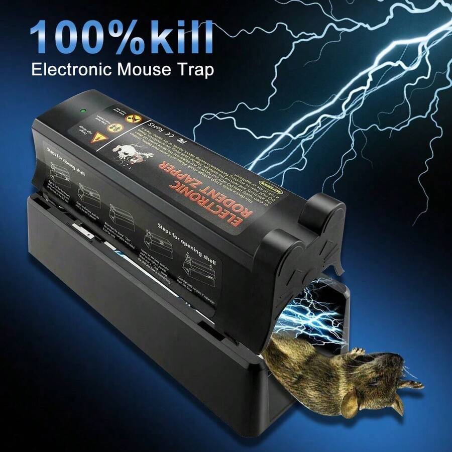 US Electronic Mouse Trap Victor Control Rat Killer Pest Electric Rodent ...