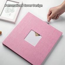 Large Photo Album Self Adhesive With Picture Display Window, Scrapbook ...