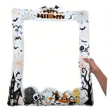 1pc Inflatable Halloween Photo Frame - Spooky Party Selfie Prop With ...