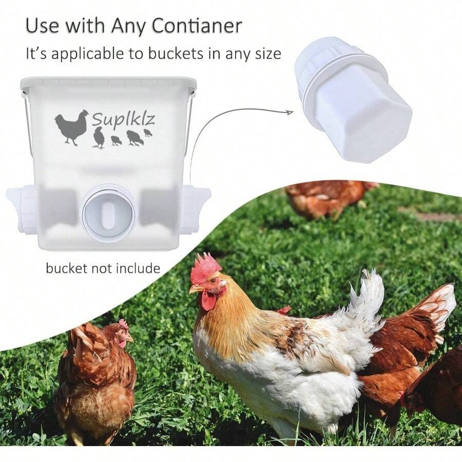 Diy Rain Proof Chicken Feeder