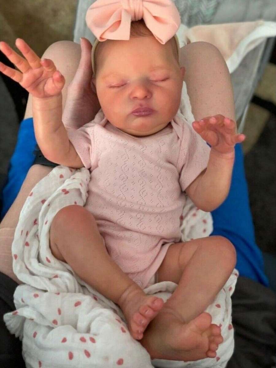 50cm Realistic Reborn Baby Doll, 20 Inch Soft Cloth Body Newborn Real ...