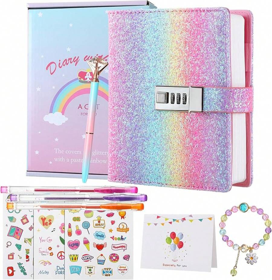 Planner, Scheduler, Diary, Notebook 2026 NewDiary With Lock For Girls ...