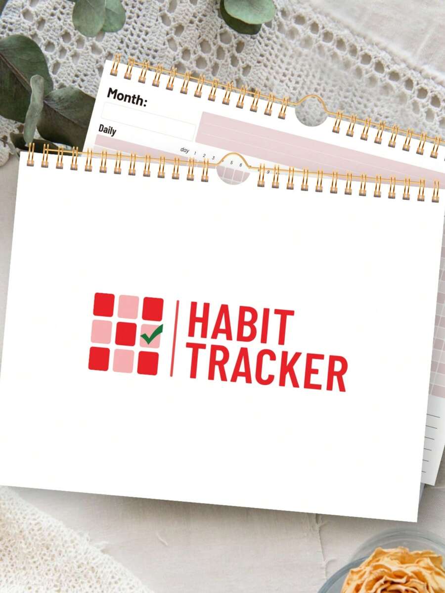 Habit Tracker Calendar Spiral Binding Habit Journal With 12 Different ...
